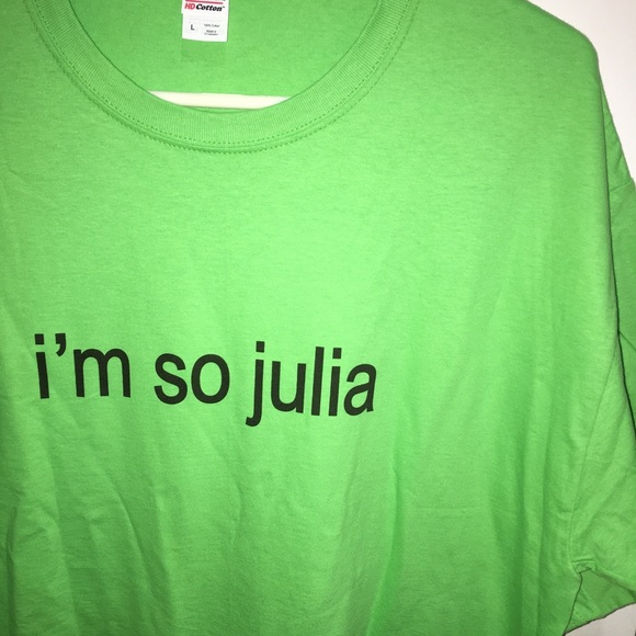 Fruit of the Loom | Tops | Im So Julia Brat Tee Womens Large Y2k ...